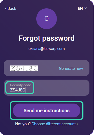 Forgot Your Password